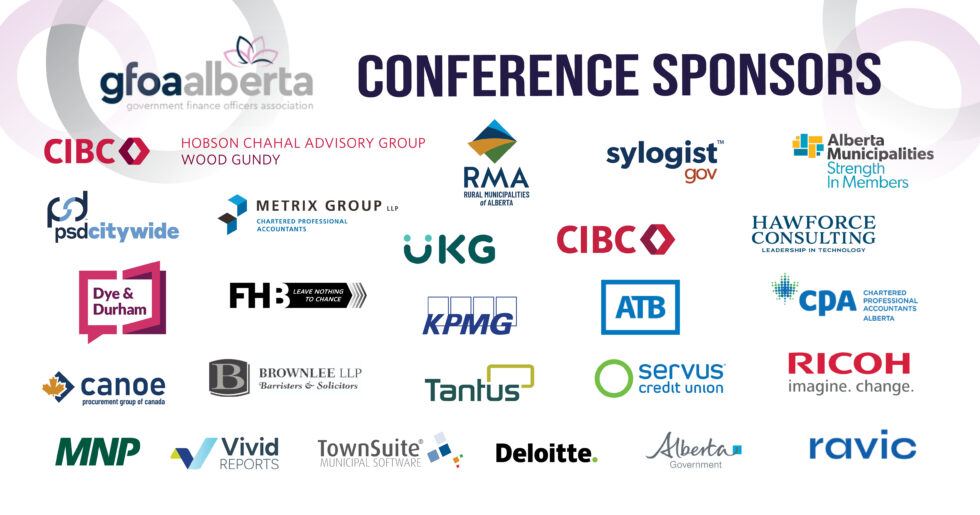 Sponsors 2025 | GFOA Alberta